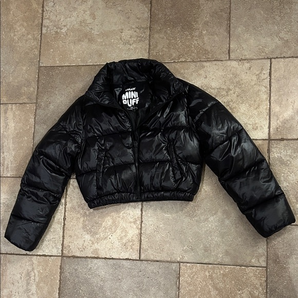 Garage | Jackets & Coats | Garage Mini Puff Black Puffer Jacket | Poshmark